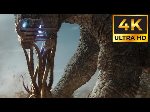 Godzilla Vs Scylla - (4K HDR) Godzilla X Kong The New Empire