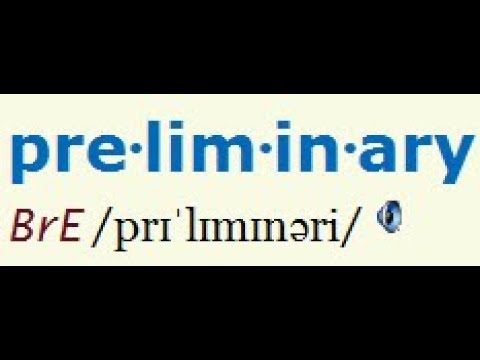 Preliminary - PreLIMinary UK Accent 1 Minute Pronunciation One Minute English