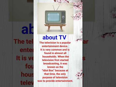 Essay on tv #tv ☺️☺️ #essay #shorts #viral #shortsfeed