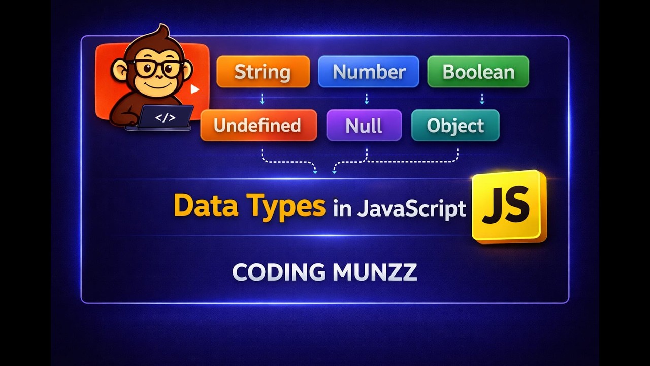Master JS Data Types 🚀 | Primitive & Non-Primitive