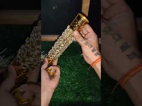 Shubhkart Nitya Brass Crystal Incense Holder - 235 Gm Brass #shorts