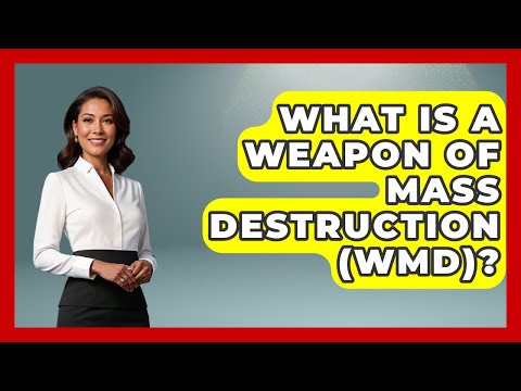 What Is A Weapon Of Mass Destruction (WMD)? - Tactical Warfare Experts
