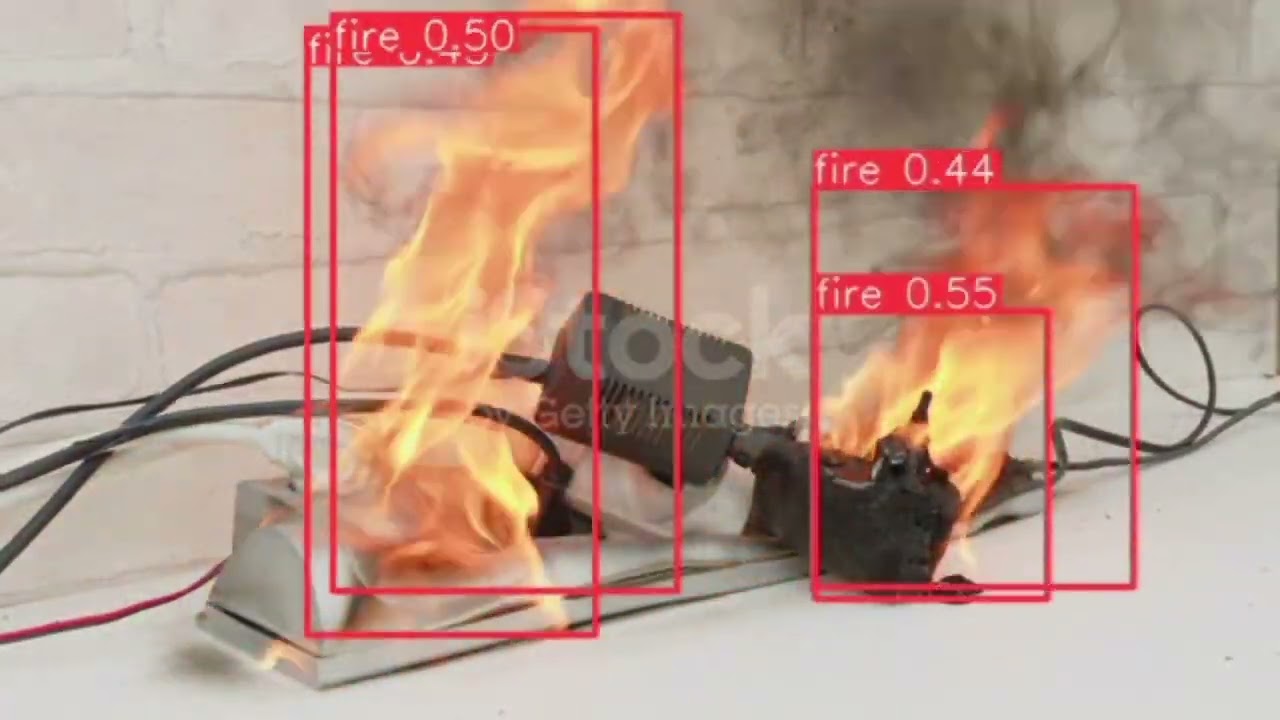 Electric Fire Smoke Detection|YoloV8|Computer Vision|Safety|Project