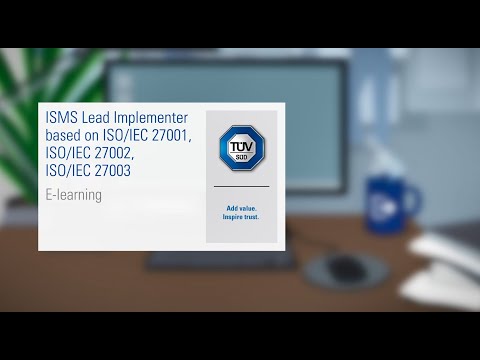ISMS Lead Implementer based on ISO/IEC 27001, ISO/IEC 27002, ISO/IEC 27003 – E-Learning