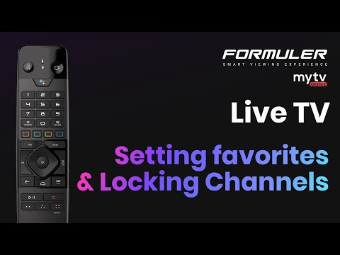 MYTVOnline2 : LiveTV - Setting favorites & Locking Channels