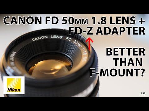 Canon lens to Nikon ML body adapter review (K&F Concept)