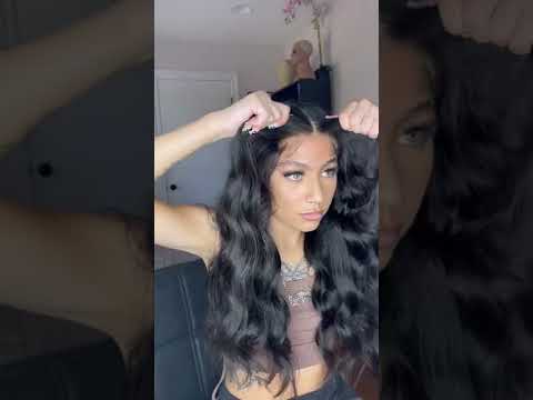 Glueless lace wig easy install and take off😍💋