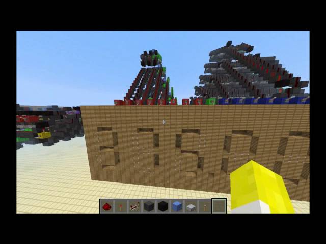Binary to BCD converter Minecraft Map