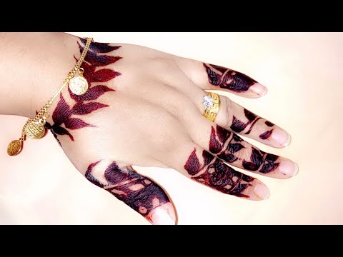 MOST BEAUTIFUL HENNA DESIGN EASY AND BEAUTIFUL.. By:HanaBeauty