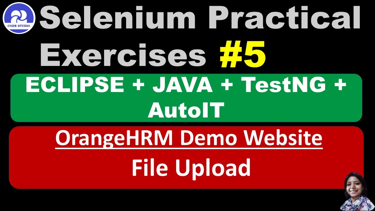 Selenium WebDriver | Eclipse | Java |TestNG Practical Exercise #05- OrangeHRM Website File Upload