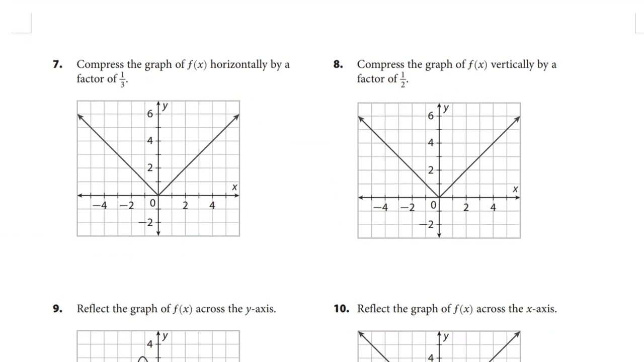 1 3 Transformation homework guide