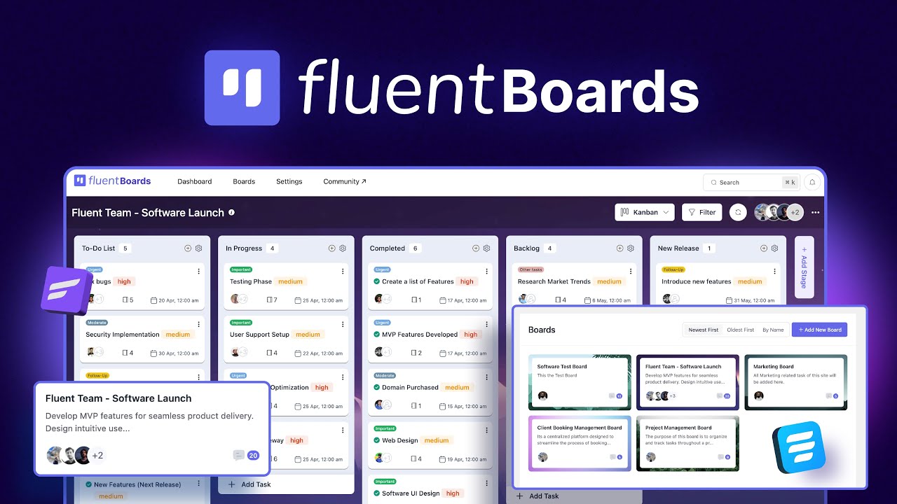 FluentBoards: The Best WordPress Project Management Plugin in 2024