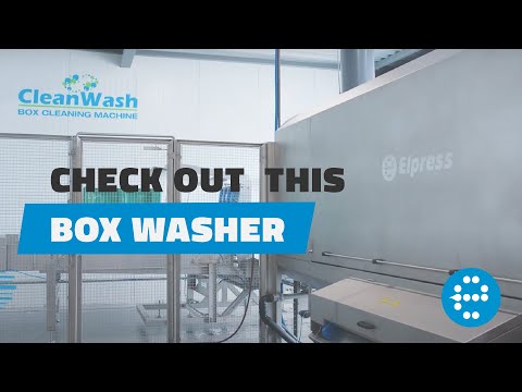 Industriële krattenwassers, bakkenwassers & palletwassers