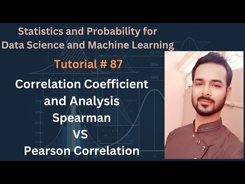 Learn Tutorial 87 Correlation Coefficient and Analysis | Spearman VS Pearson Correlation - Mind ...