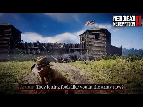 Steam Community :: Video :: Arthur Antagonizes the US Army at Fort ...