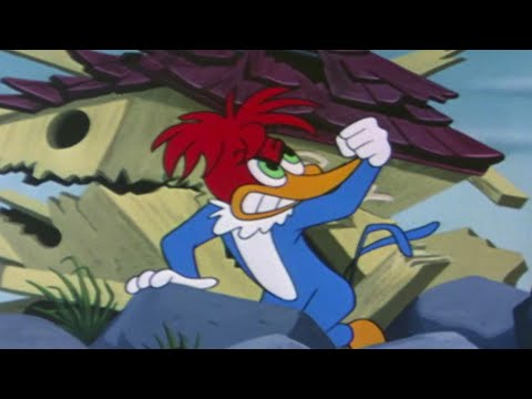 Woody Doesn't Like Dogs | 3 Hours of Retro Cartoons | Woody Woodpecker