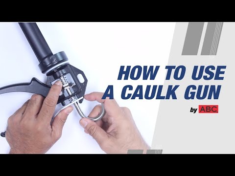How To Use a Caulk Gun