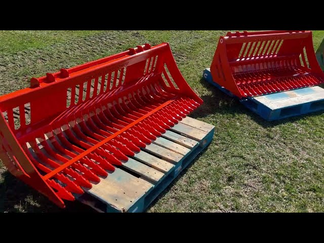 Compact tractor Rock Buckets, 54" and 66", IN STOCK NOW | Farming ...