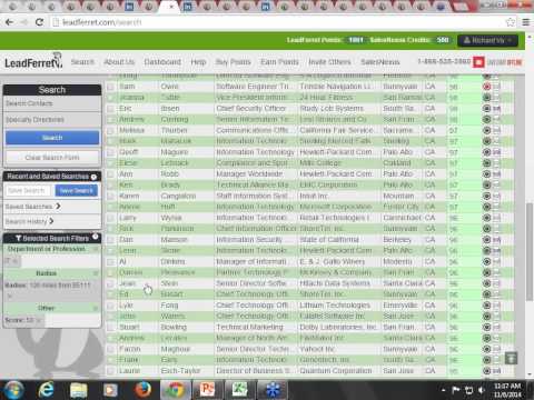 LeadFerret 101 - Search - Target - Download Free B2B Records.
