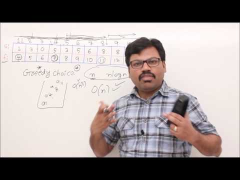 Activity Selection problem using Greedy method