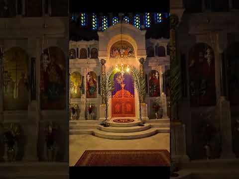 ✝️ Greek Orthodox Church✝️ready for Palm Sunday Service, Greece - Bless you all #proudtobechristian