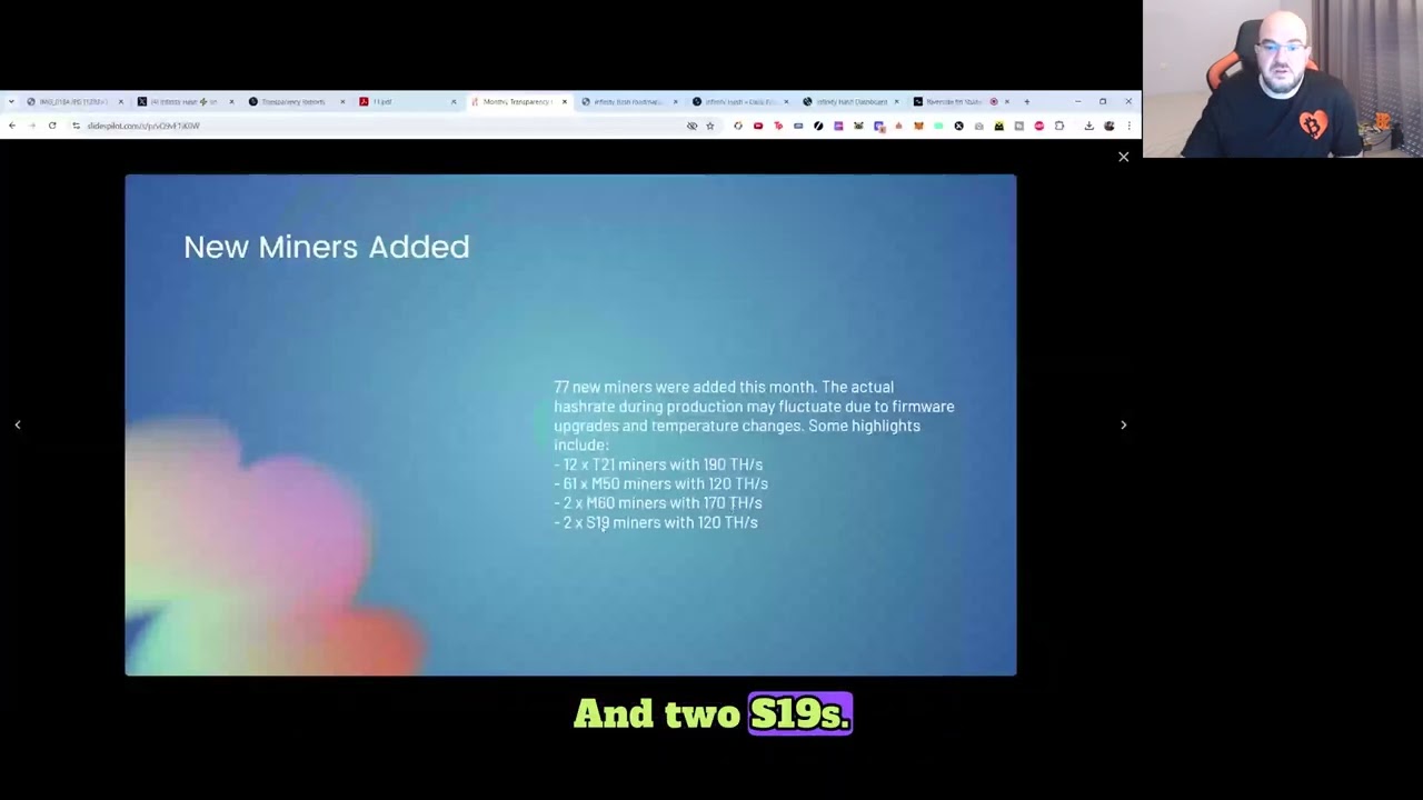 How do you read the Transparency Reports by Infinity Hash?