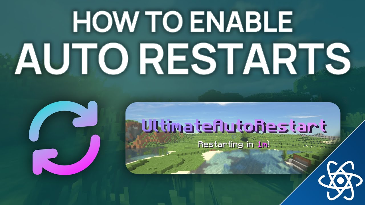 How to set up AUTOMATIC RESTARTS on your Minecraft Server!