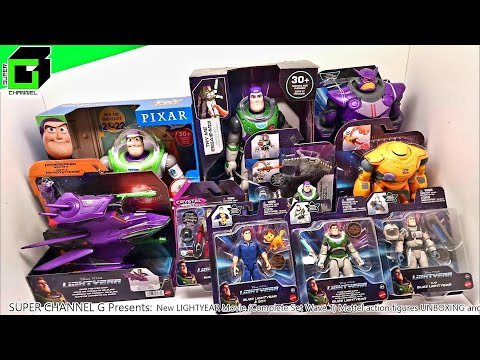 New LIGHTYEAR (Complete Set Wave 1) Mattel action figures UNBOXING and REVIEW!