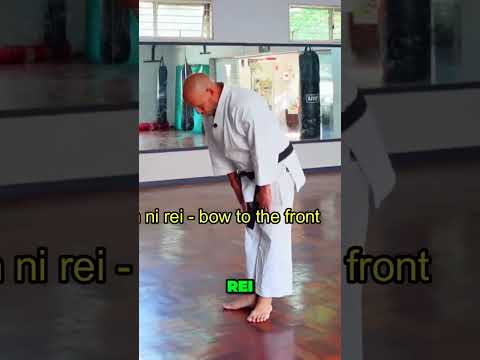 How we start our classes in our #karate school