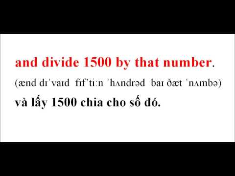 and divide 1500 by that number