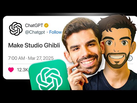 Studio Ghibli Tutorial on ChatGPT Image Creator Tutorial (Top Use Cases & Impact on Jobs EXPLAINED)
