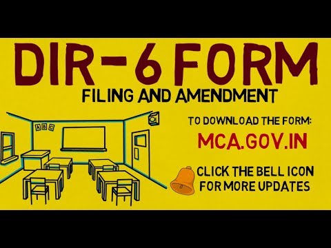 DiR Form 6 How to File and Amend : Companies Act