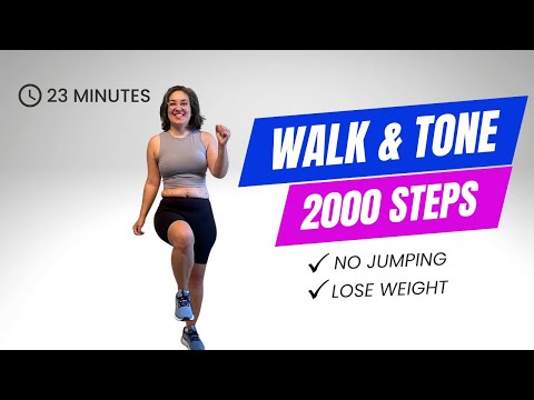 23 MIN Walk and Tone | Motown Music | No Jumping | Low-Impact
