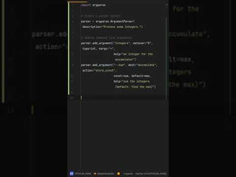 What’s the power of argparse for Python CLI? Master Command-Line Interfaces with argparse in Python!