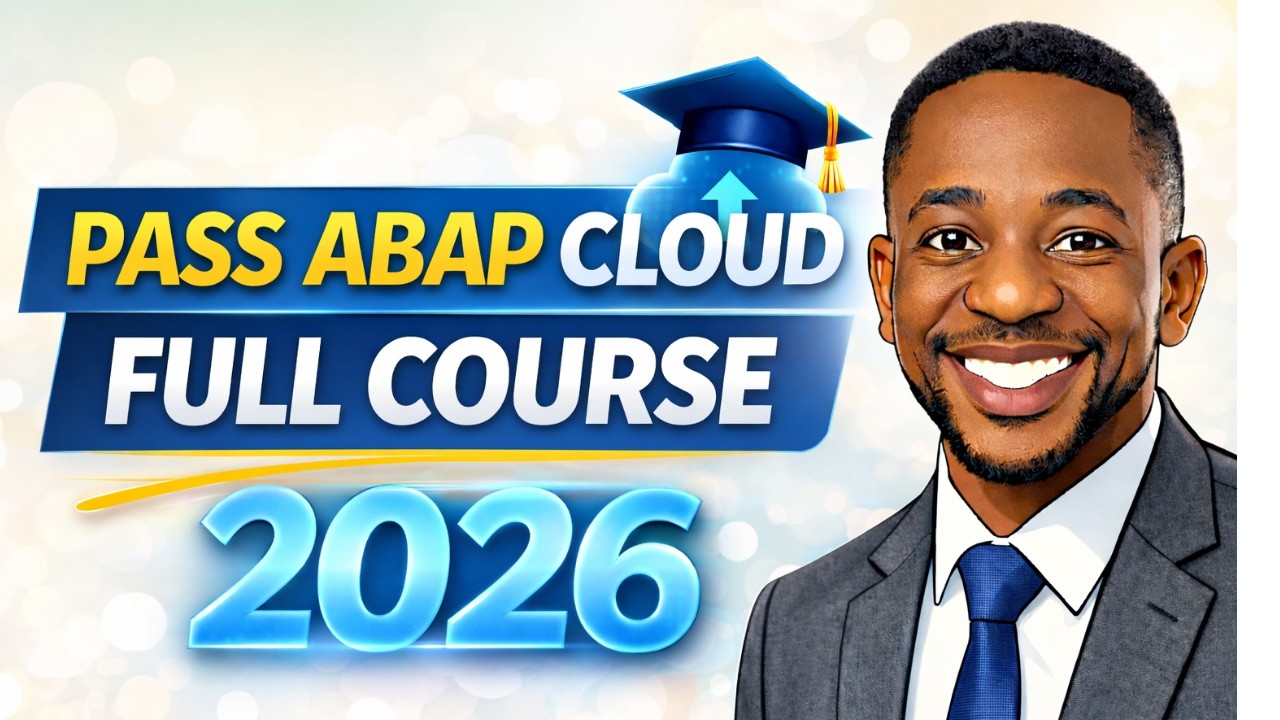 ABAP cloud certification tutorial for absolute beginners