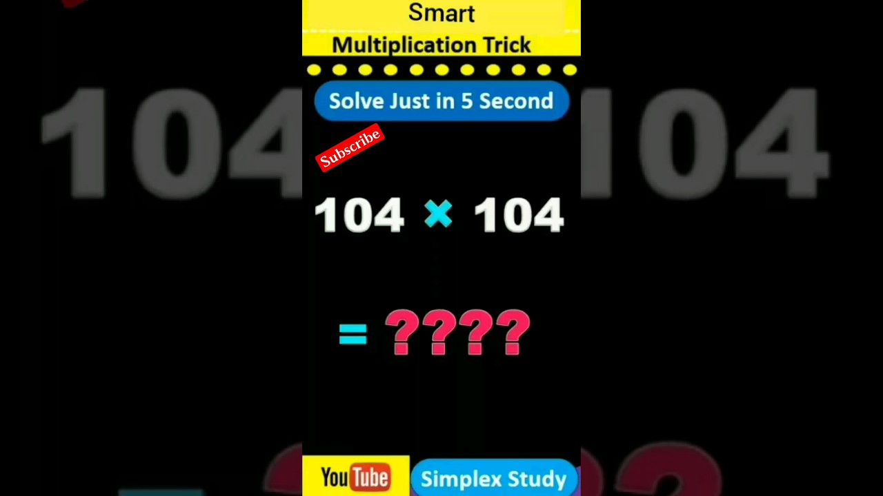 3 digits Same Numbers Multiplication tricks | #shorts #simplexstudy #viral #ytshorts #maths #tricks