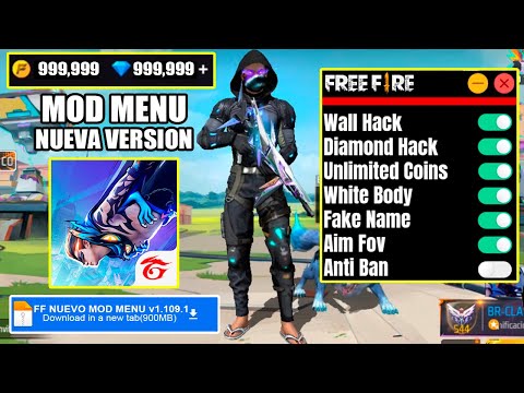 FREE FIRE MOD MENU 2025 v1.109.1 🔥HACK GRATIS PARA FREE FIRE ✅ DIAMANTES INFINITOS PARA FREE FIRE
