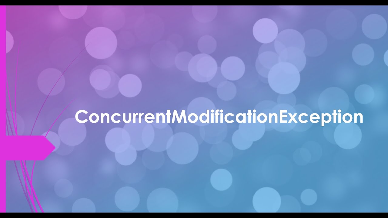 Java Tutorial on java.util.ConcurrentModificationException : Part 1 || ConcurrentModification 1