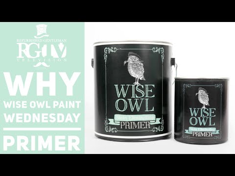 Why Wise Owl Paint Wednesday - Primer