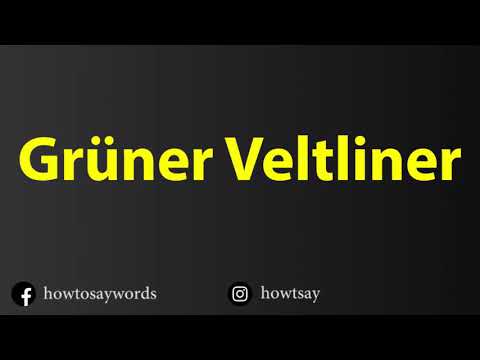 How To Pronounce Gruner Veltliner
