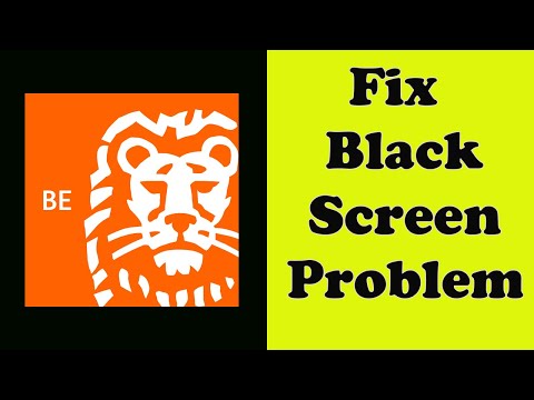 How to Fix ING Banking App Black Screen Error Problem Solve in Android & Ios