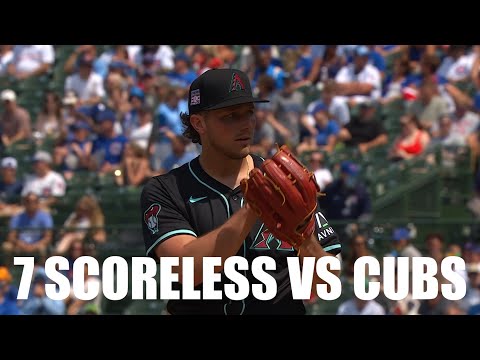Brandon Pfaadt Throws 7 Shutout Innings vs Cubs!!