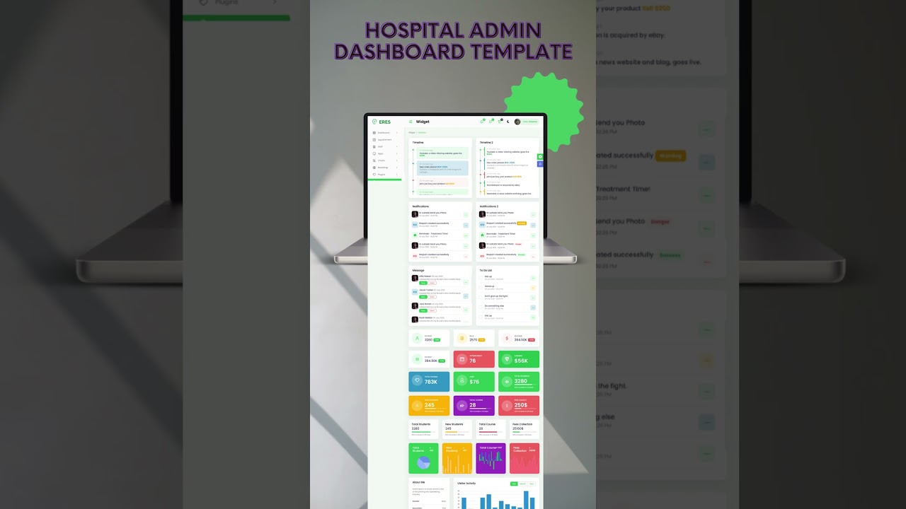 Django Hospital Admin Dashboard Bootstrap Template