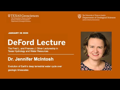 Jennifer McIntosh | Evolution of Earth’s Deep Terrestrial Water Cycle over Geological Timescales