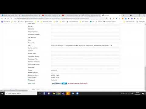 How to add and search for a note in your Endnote Online Library