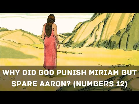 Why did God punish Miriam, but spare Aaron? (Numbers 12)