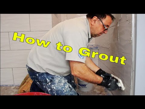 How to grout, Step by step. Stain resistant grouts, Mapei Ultracolor plus FA or similar