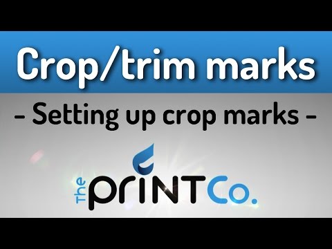 What are crop marks or trim marks? how to export with crop marks for printing