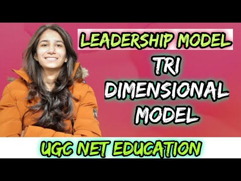 Tri-Dimensional Model - Leadership Models - UGC NET Education/SET ...