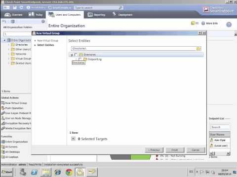 Create Virtual Group and assign new ME policy